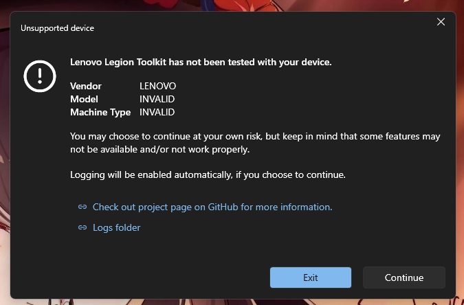 Add an option to permanently disable unsupported device popup · Issue ...
