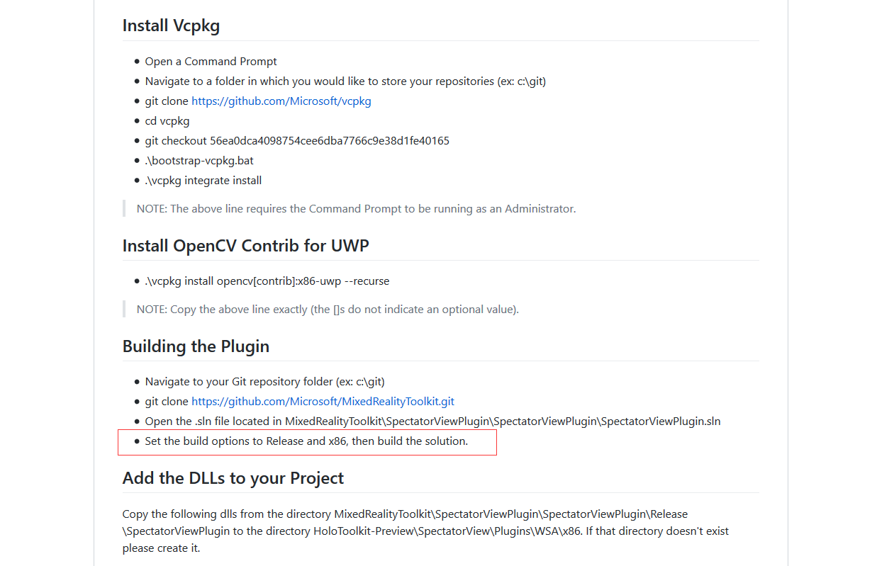 Unable to build SpectatorViewPlugin - cannot find opencv2\aruco.hpp · Issue #192 · microsoft ...