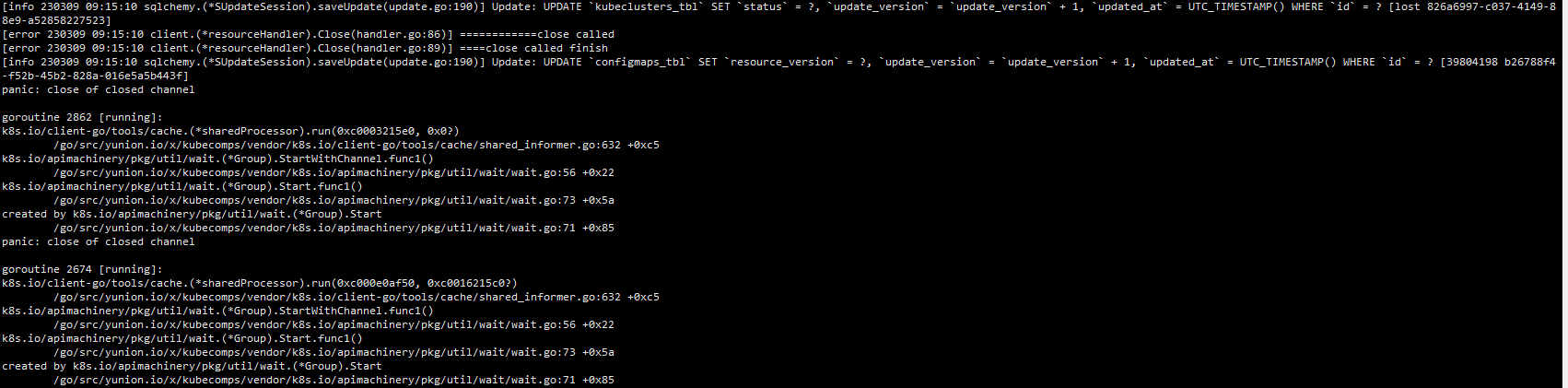 kubeserver经常性panic · Issue #16188 · yunionio/cloudpods · GitHub