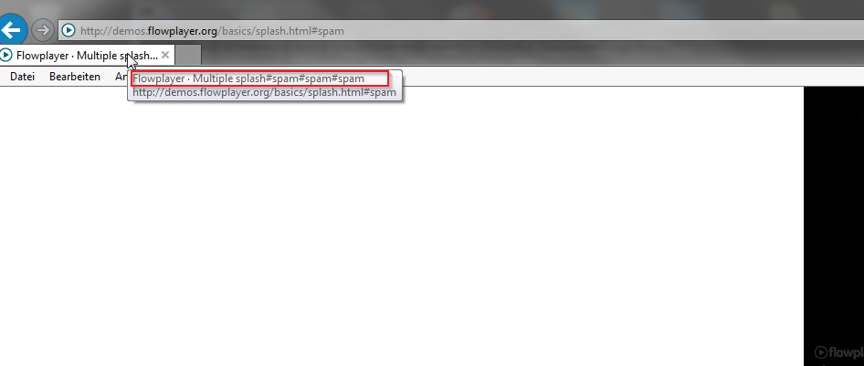 IE appends hash to document title with flash engine · Issue #923 · foliovision/freedom-video ...
