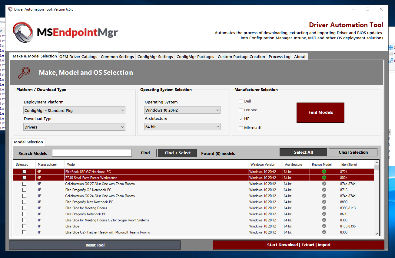 V6.5.6 - HP OEM Driver Cataloge Fails on XML Generation · Issue #125 · MSEndpointMgr ...