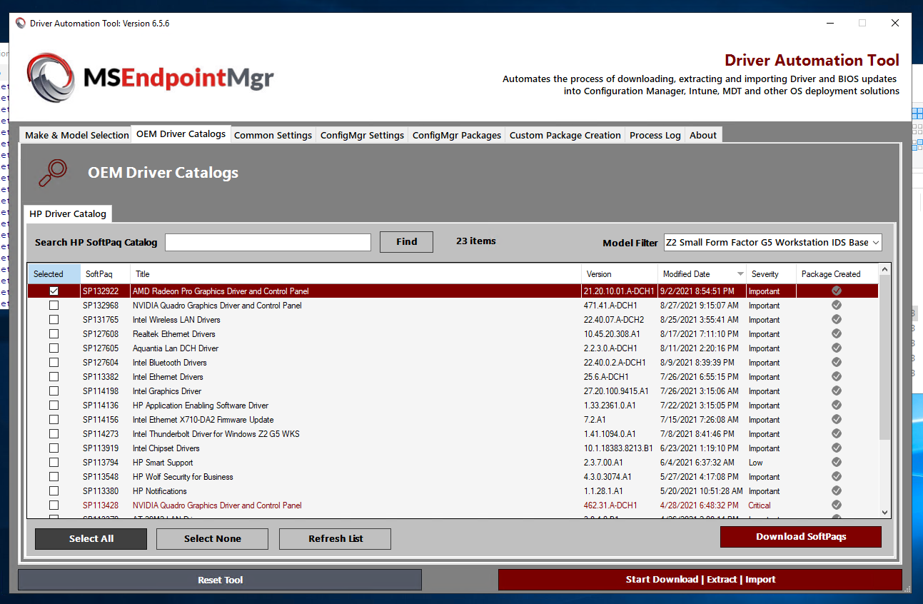 V6.5.6 - HP OEM Driver Cataloge Fails on XML Generation · Issue #125 ...