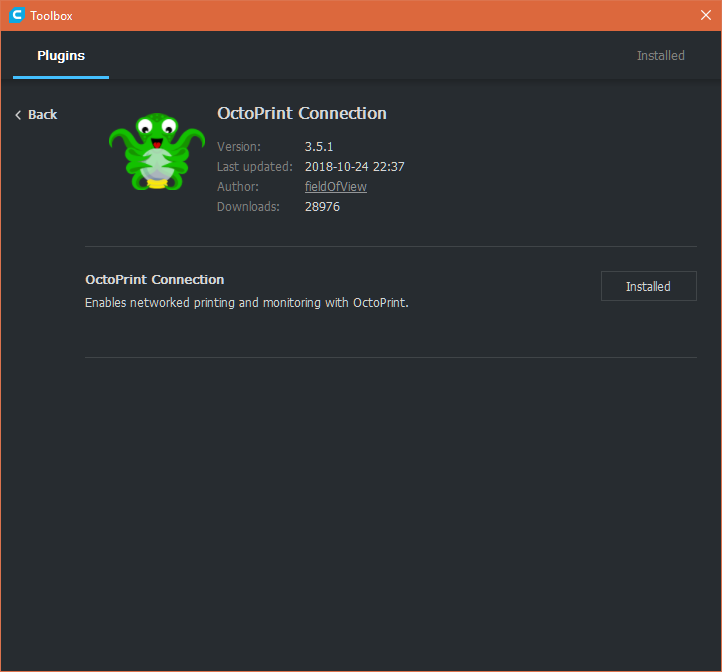 [3.5 ppa] crash when connect to octoprint · Issue #4289 · Ultimaker/Cura · GitHub