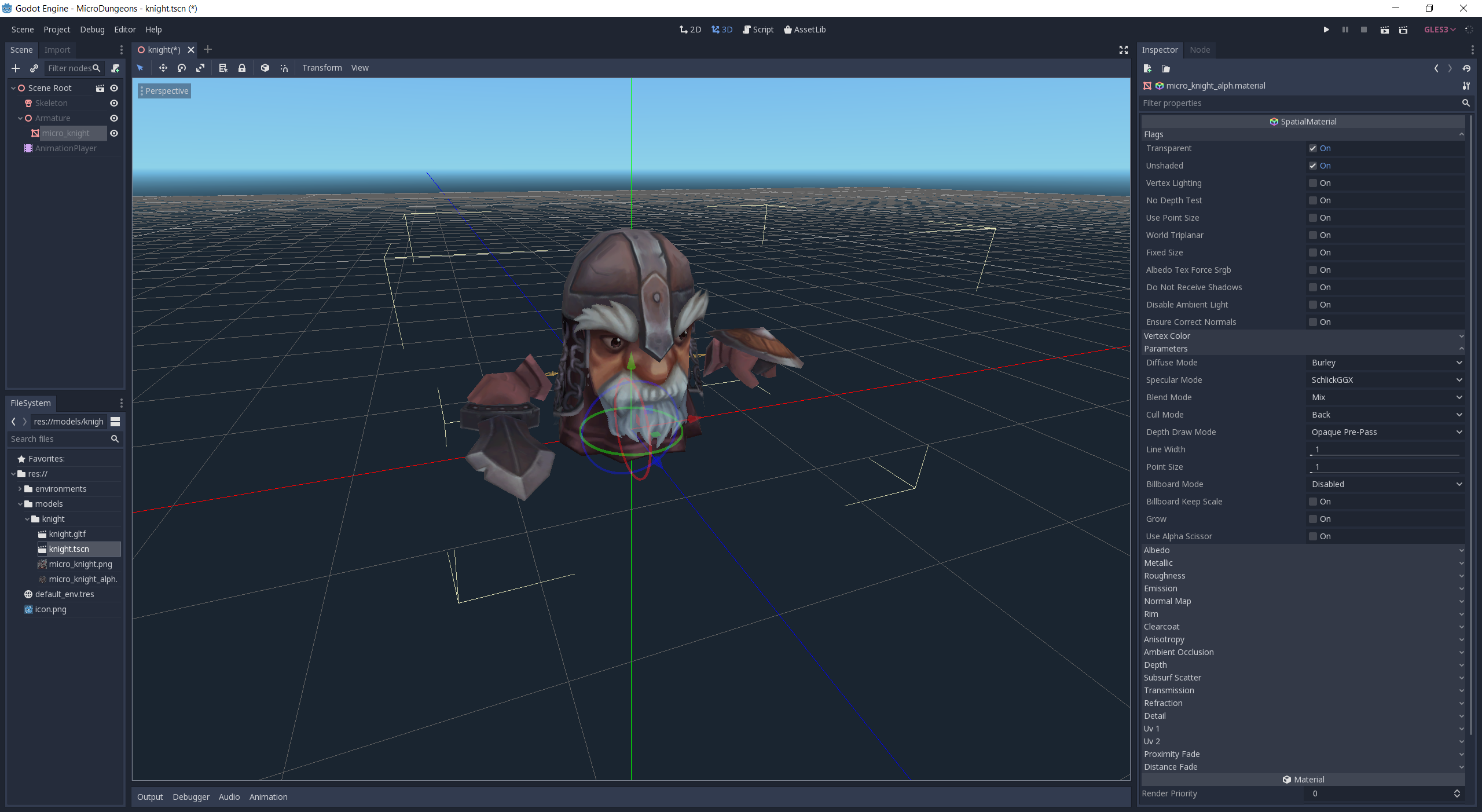 Transparent objects with Opaque Pre-pass don't display properly in GLES2 renderer · Issue #23321 ...