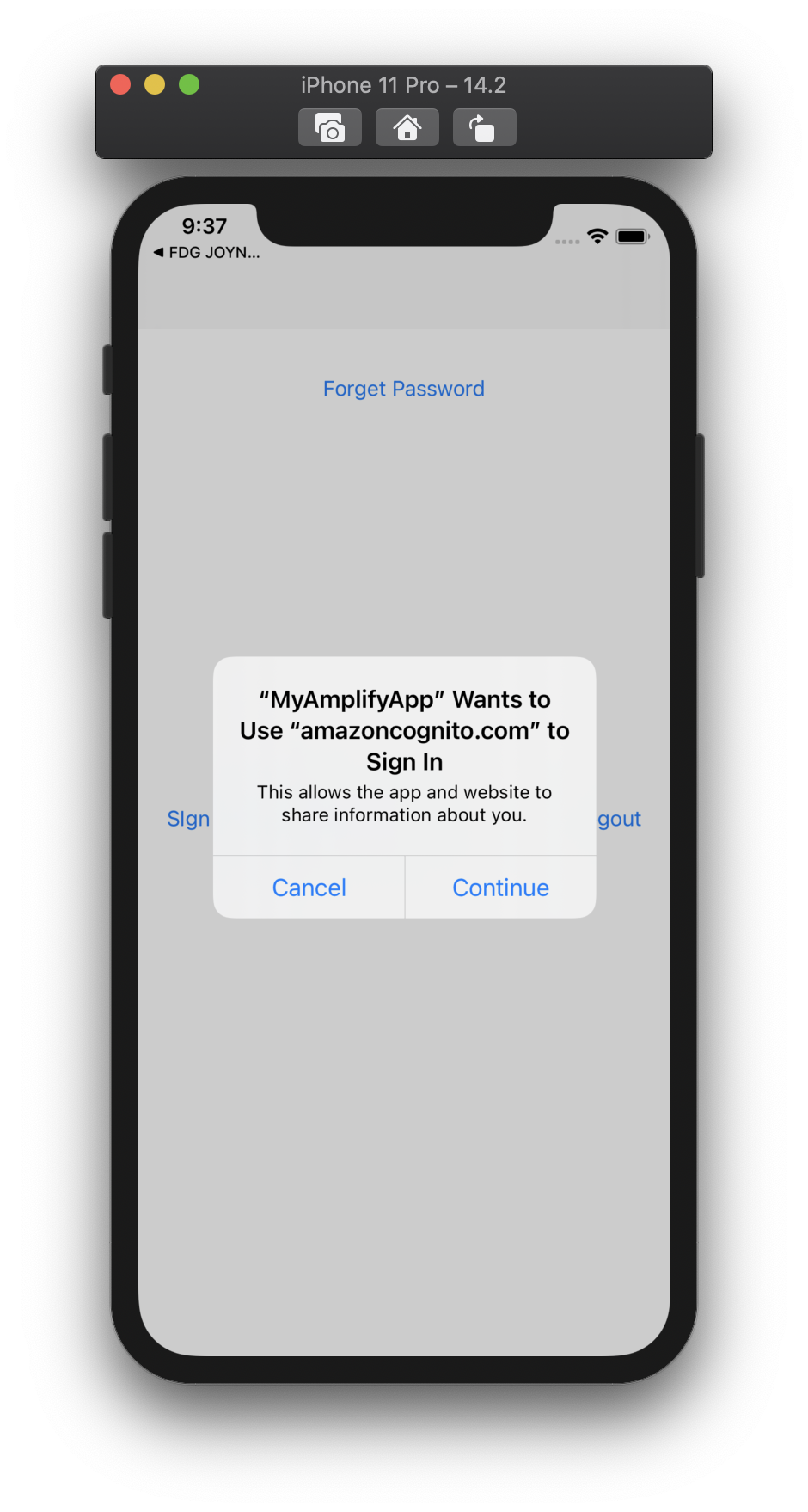 Amplify.Auth.signInWithWebUI - Remove Confirmation PopUp While Sign in With Google/FaceBook ...