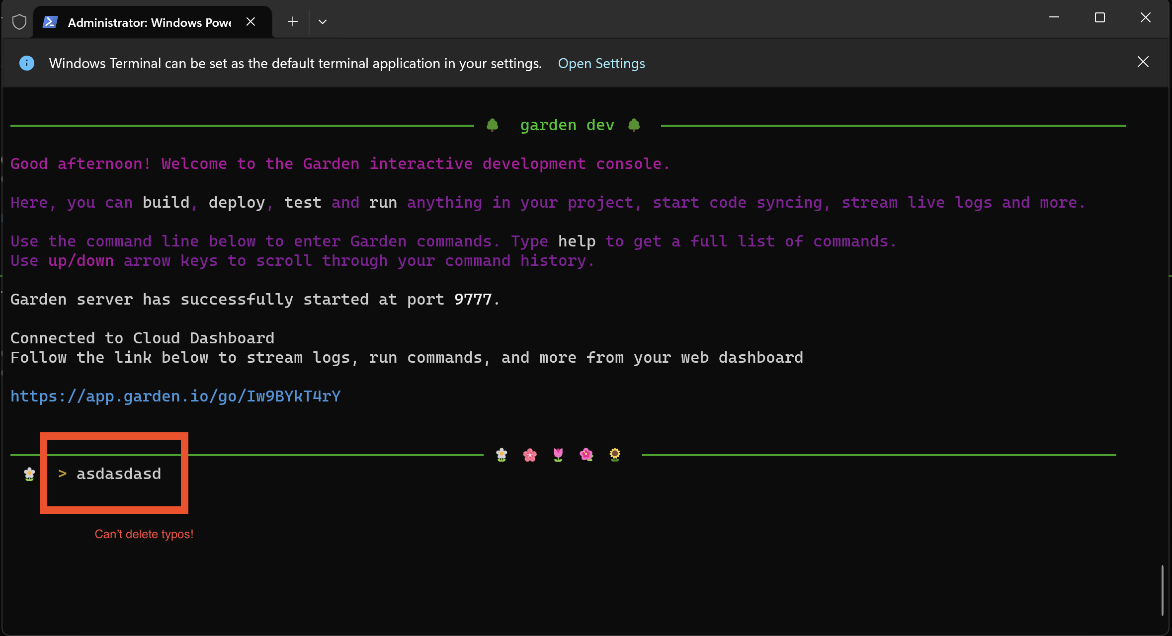 0.13: [Bug]: Windows: delete / backspace key does not work in dev console · Issue #5436 · garden ...