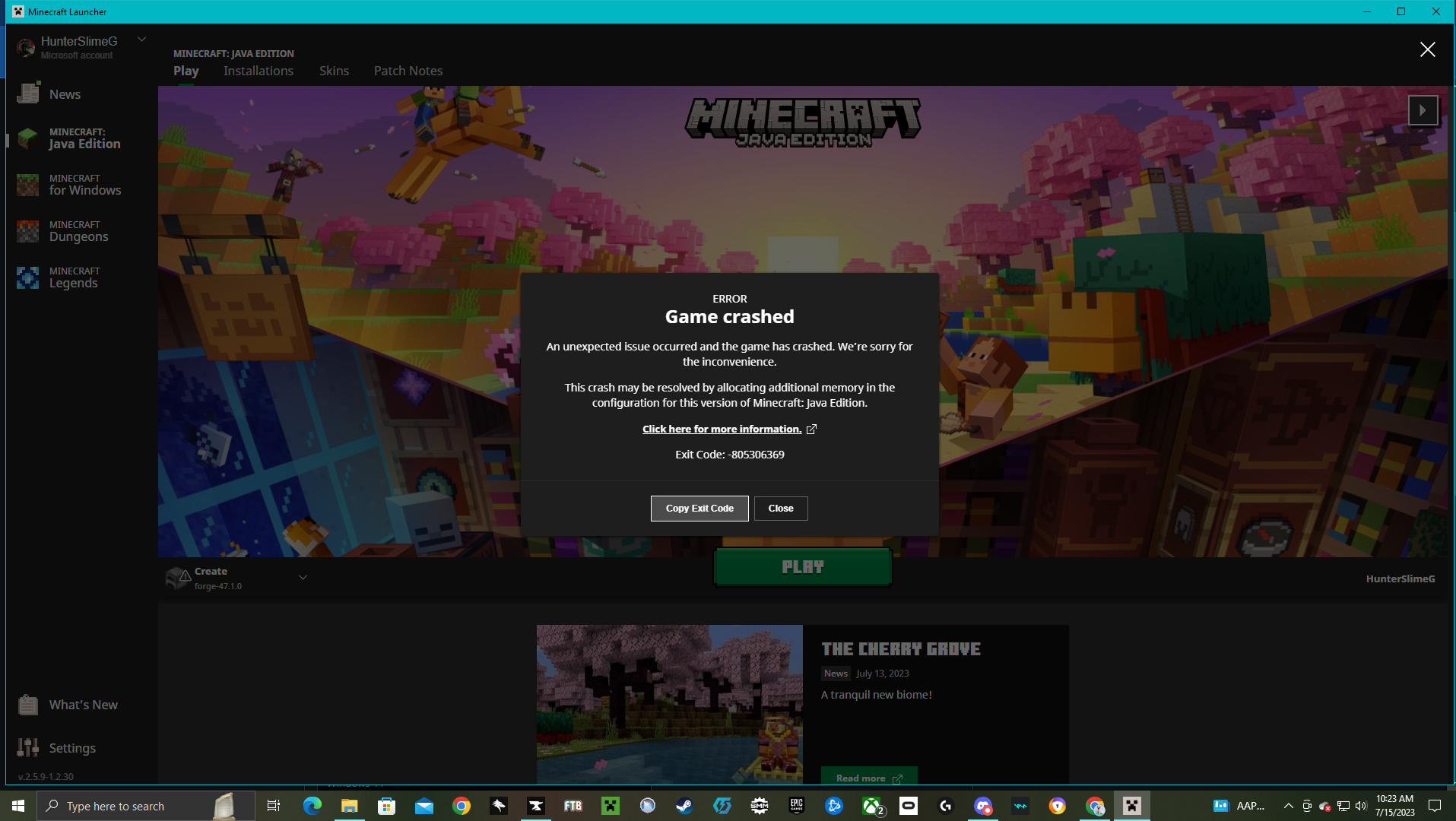Black Screen on Startup (Curseforge Forge:47.1.0) · Issue #5134 ...