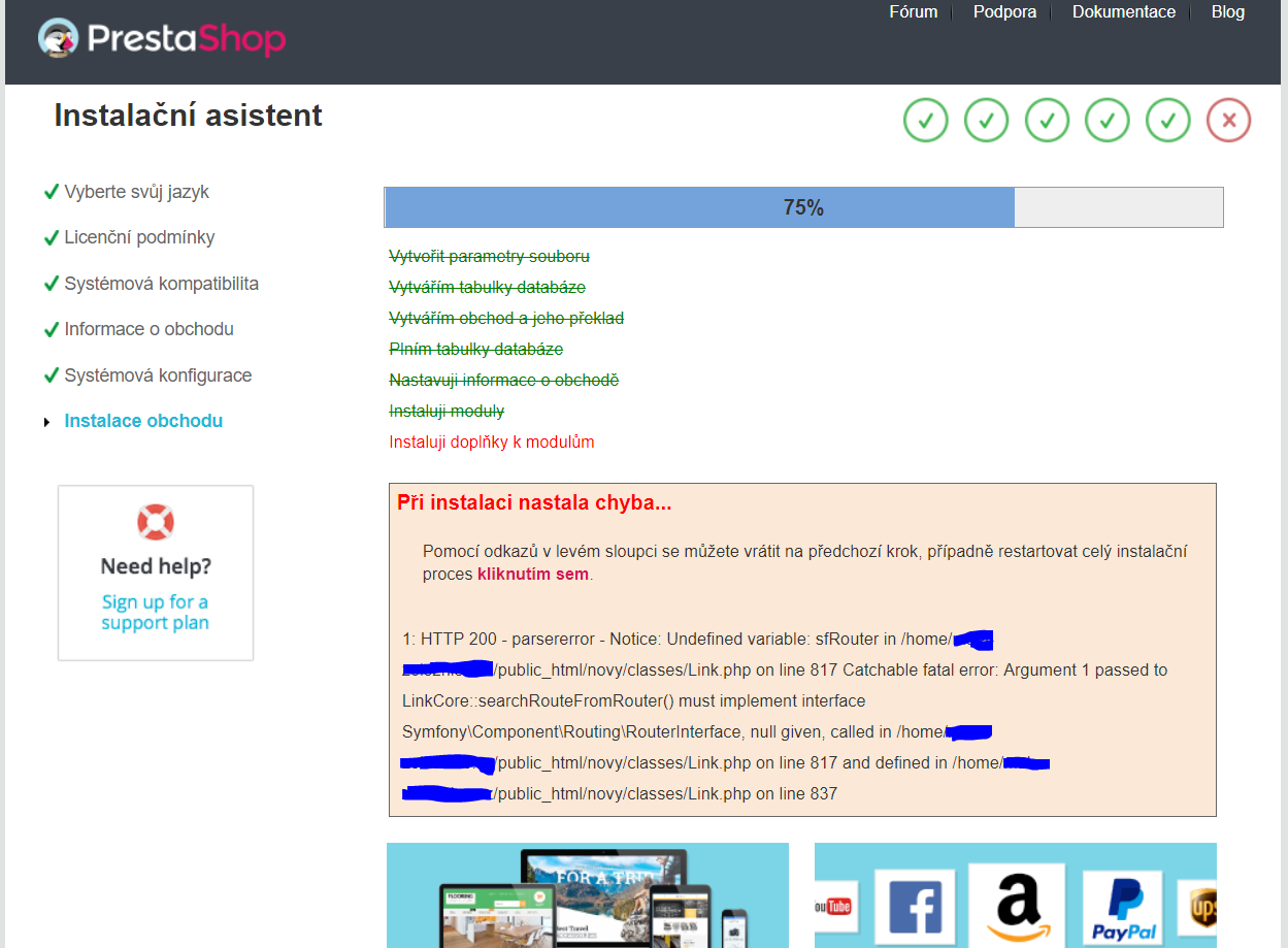Prestashop install Error sfRouter · Issue #11096 · PrestaShop/PrestaShop · GitHub