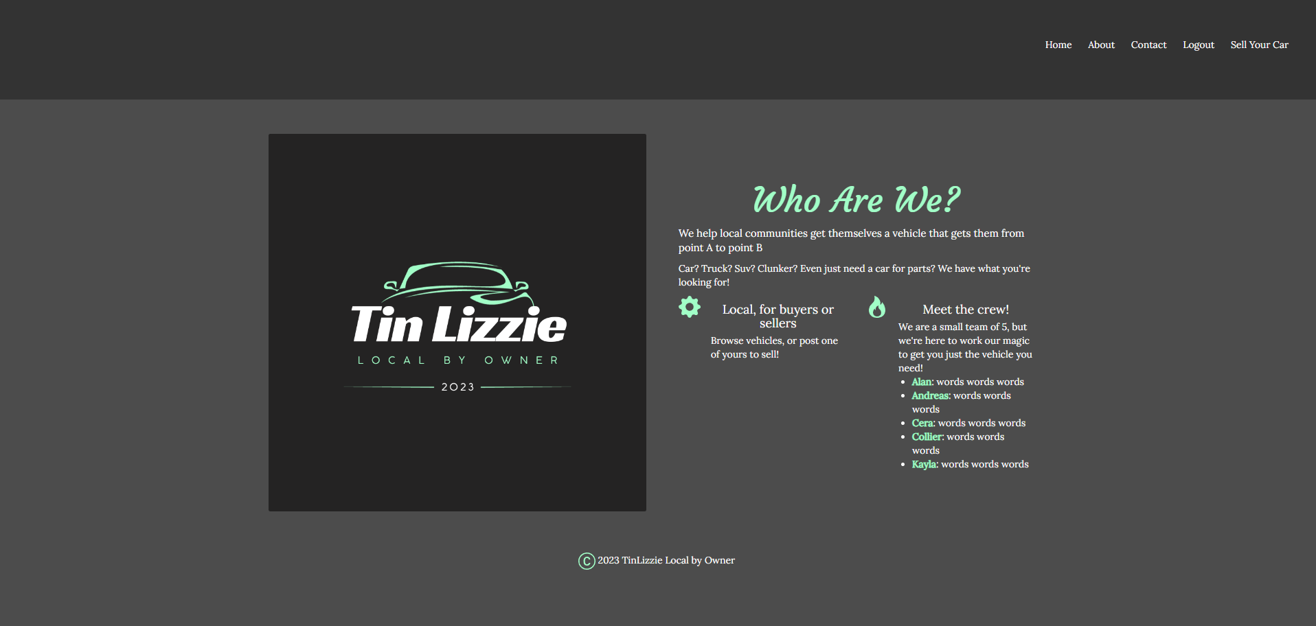 GitHub - Andreasq99/Tin-Lizzie: A website for buying and selling used cars.