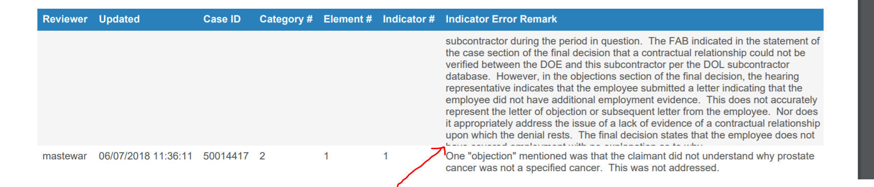 Row Content is NOT properly wrapped to corresponding cells in last rows ...