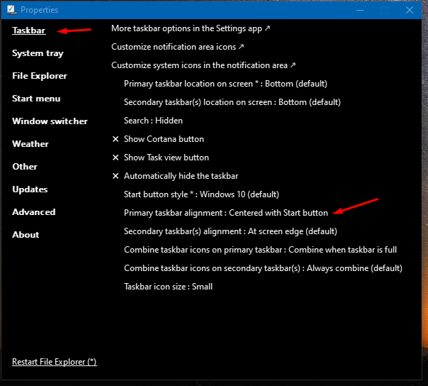 Start Menu centering running on Windows 10 · valinet ExplorerPatcher · Discussion #2203 · GitHub