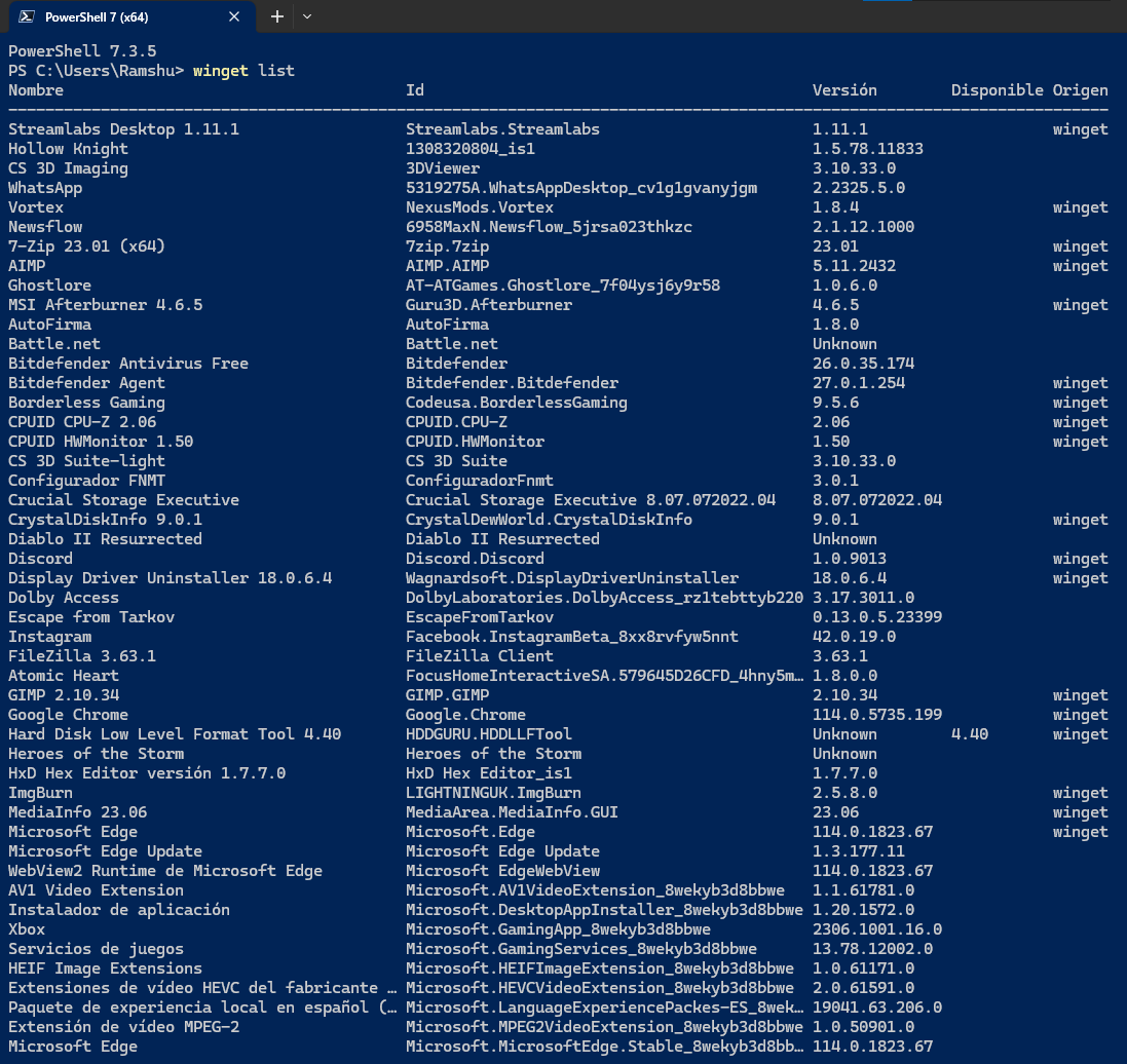 Winget list dont show available version · Issue #3420 · microsoft/winget-cli · GitHub