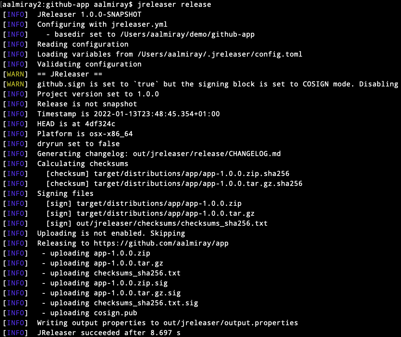 [sign] Support signing via sigstore · Issue #391 · jreleaser/jreleaser · GitHub