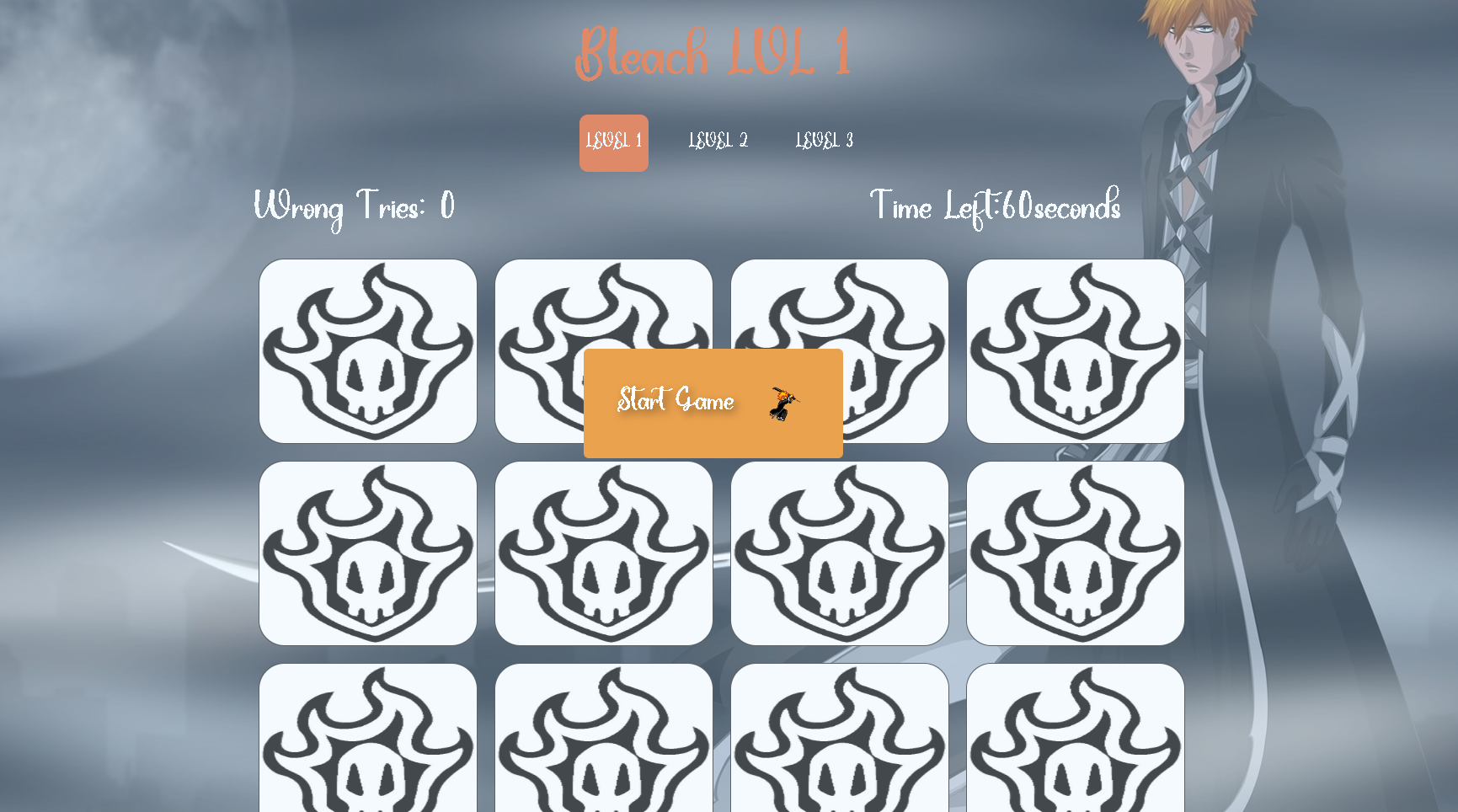 GitHub - Sidraa18/Memory-Game-Anime-Theme