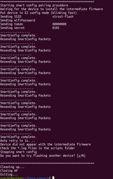 Device did not appear with the intermediate firmware Blitzwolf & gosund switches · Issue #602 ...