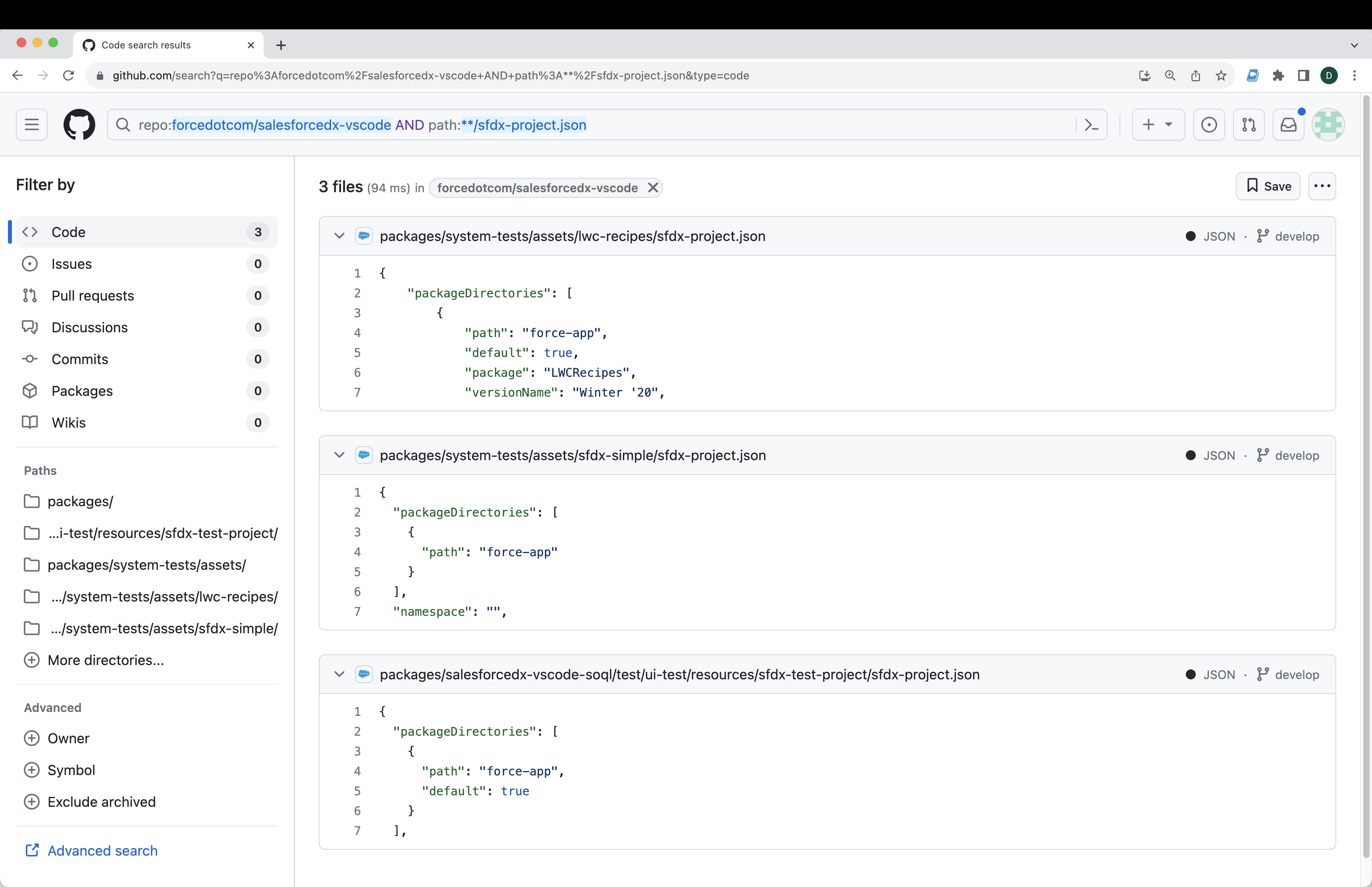 We have to restart VS Code to update the default setting for packageDirectories. · Issue #5130 ...