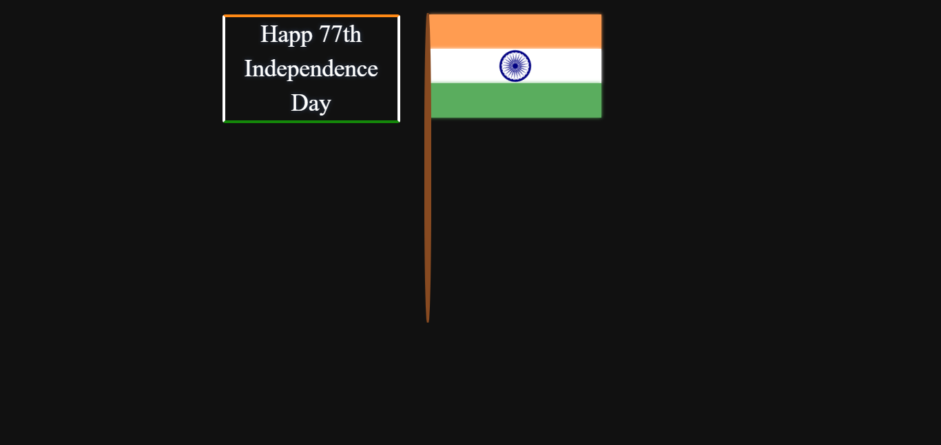 GitHub - Tanujapatil12/indian-flag: Project made by HTML and CSS
