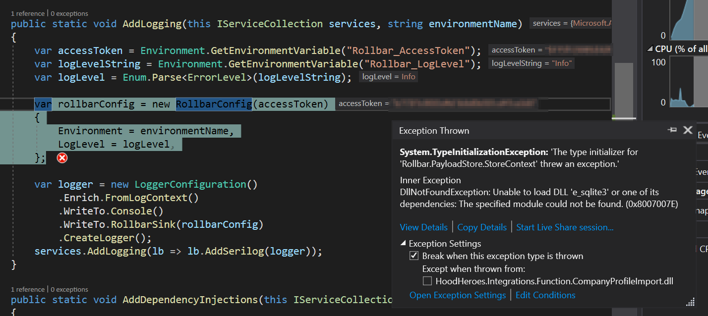 Rollbar no longer working with Azure Functions. · Issue #523 · rollbar/Rollbar.NET · GitHub