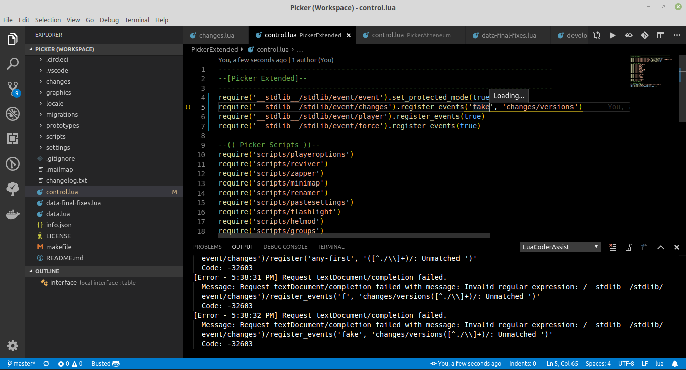Text document completion failed, invalid regular expression · Issue #63 ...