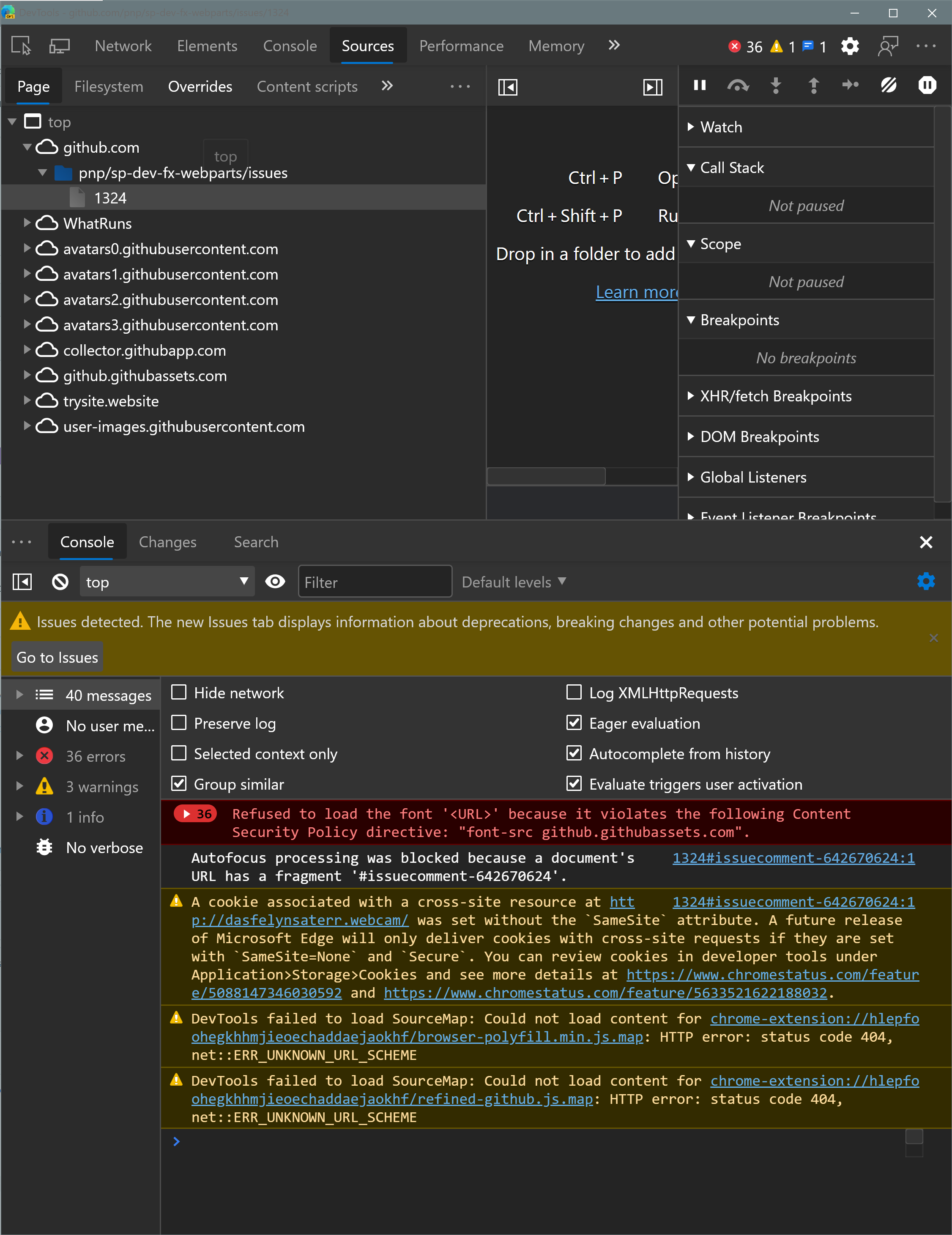 react-tree-orgchart : Spinning round with message "Loading Organization Chart ..." and nothing ...