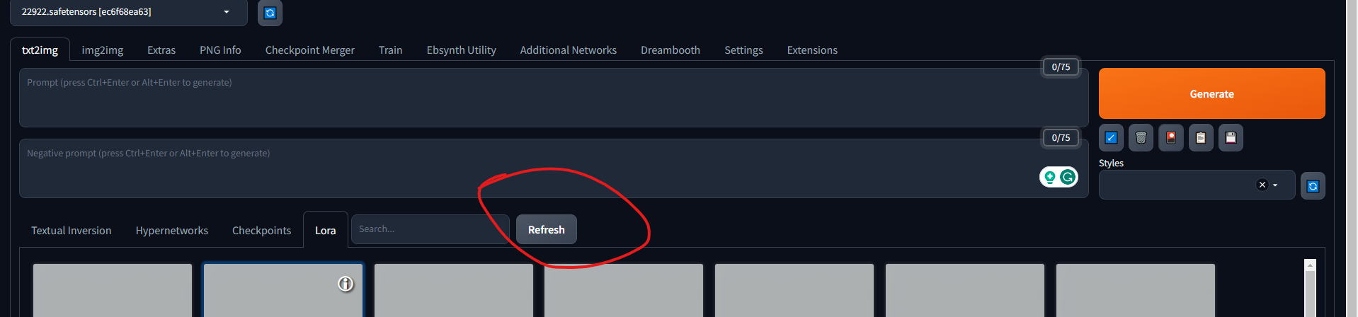 API request to update the list of LoRAs · Issue #184 · kohya-ss/sd-webui-additional-networks ...