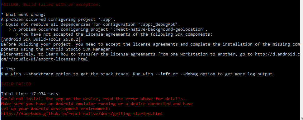 react-native link not working · Issue #411 · transistorsoft/react-native-background-geolocation ...