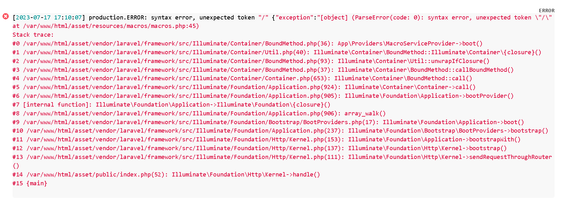 Error Location not Show in after Update to 6.1 from 6.0 · Issue #13324 · snipe/snipe-it · GitHub