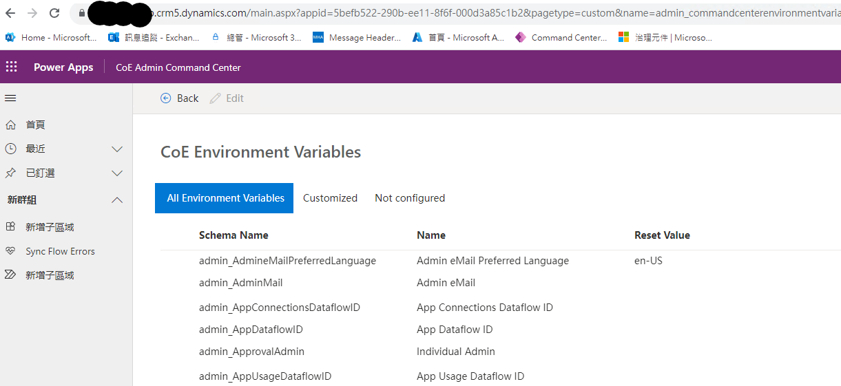 [CoE Starter Kit - QUESTION] CoE Admin Command Center does not list Options for CoE ...