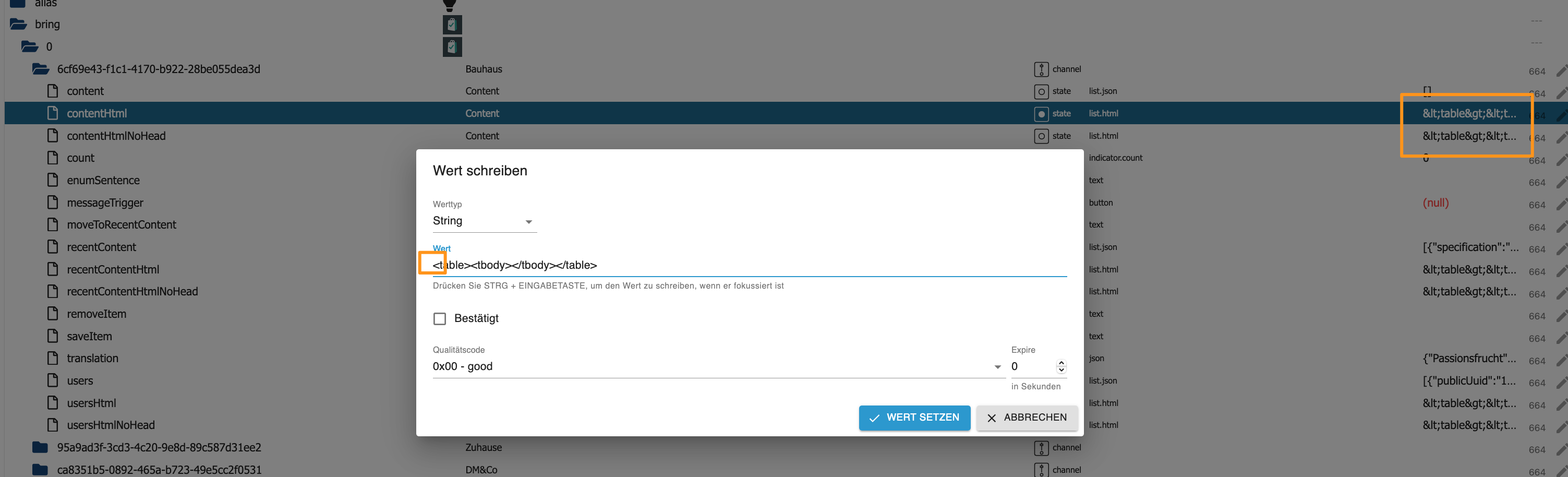 Issue with " " in objects view · Issue #960 · ioBroker/ioBroker.admin · GitHub