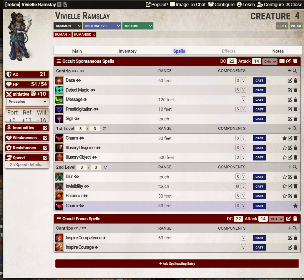 Npc Vivielle Ramsley Outlaws Of Alkenstar Is Missing A Spell · Issue