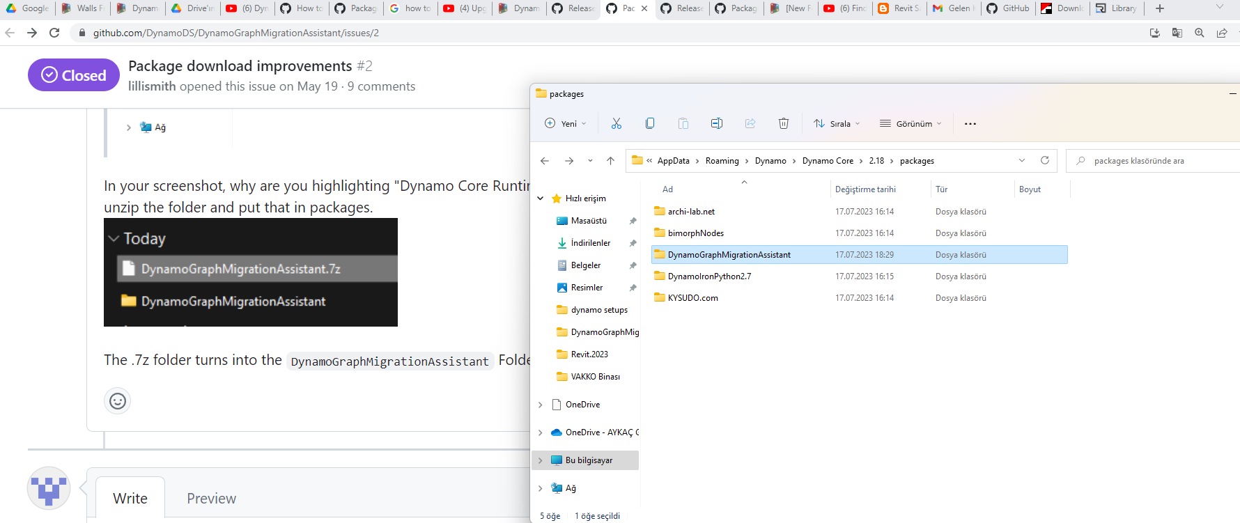 Package download improvements · Issue #2 · DynamoDS/DynamoGraphMigrationAssistant · GitHub