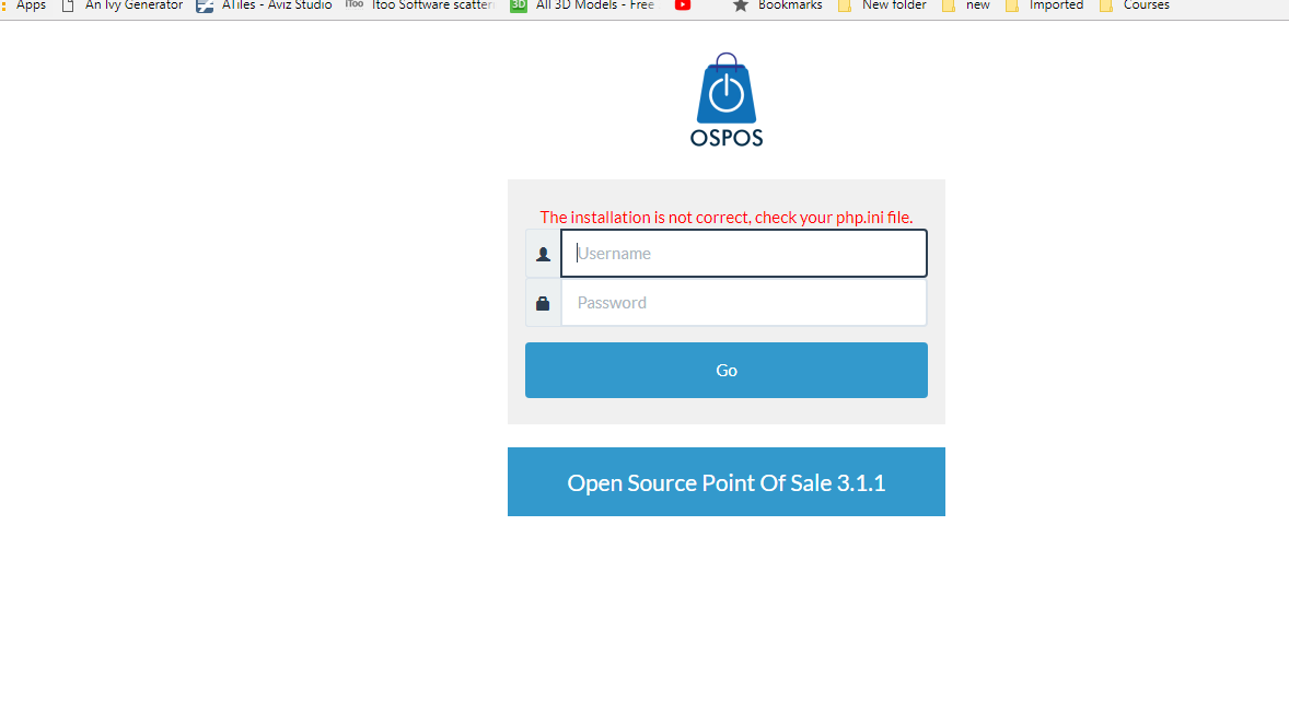 Problem in INSTALL · Issue #1640 · opensourcepos/opensourcepos · GitHub