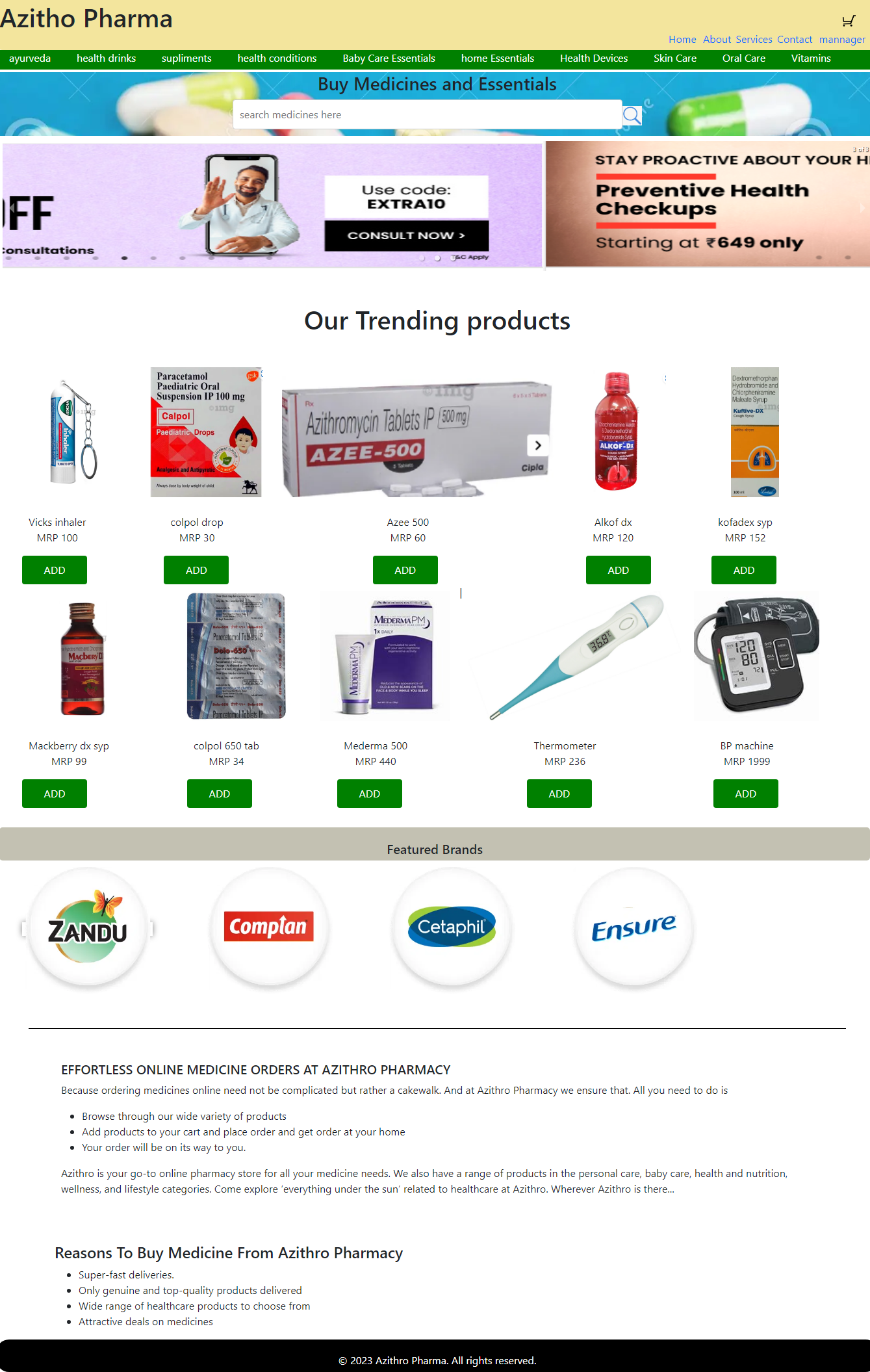 GitHub - mahadevm6/-Pharmacy-Management-System: A web-based Pharmacy ...