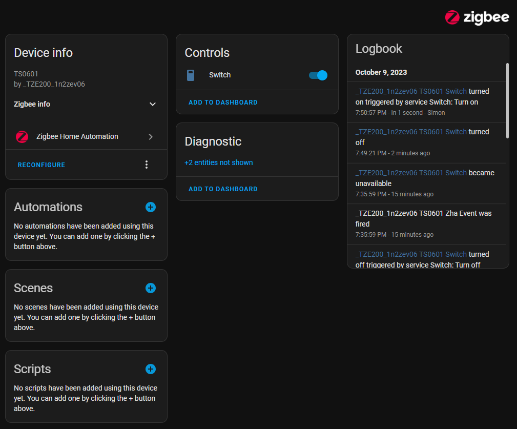 [Device Support Request] Frankever Smart Water Valve (TS0601 | _TZE200_1n2zev06) · Issue #2633 ...