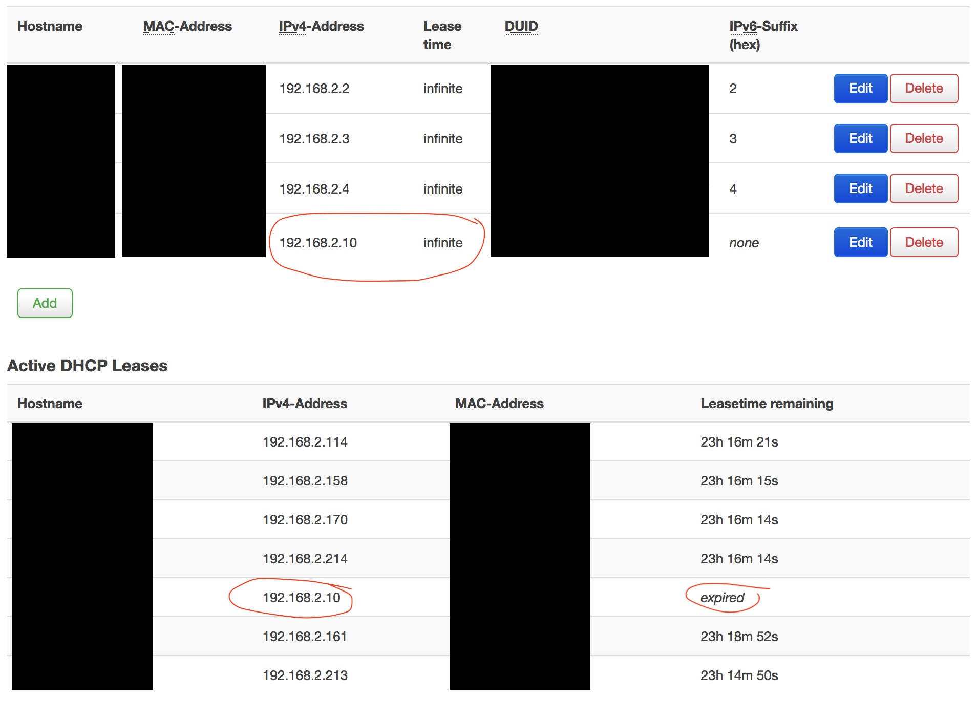 luci: regression in parsing infinite dnsmasq leases · Issue #3277 · openwrt/luci · GitHub