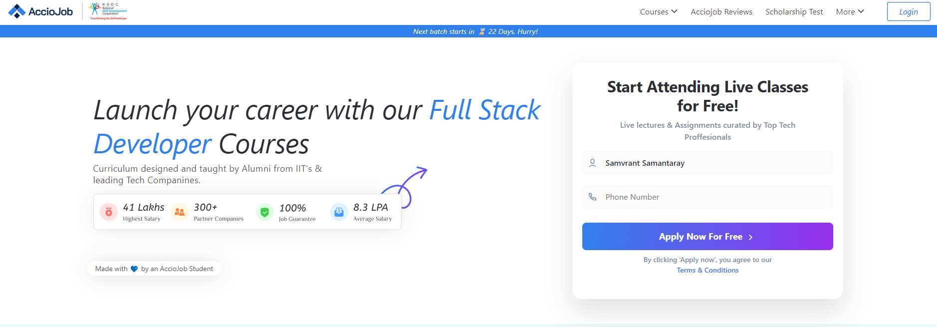 GitHub - YashSharma412/AccioJob_Clone_F1MT
