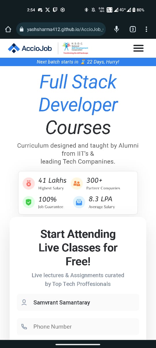 GitHub - YashSharma412/AccioJob_Clone_F1MT
