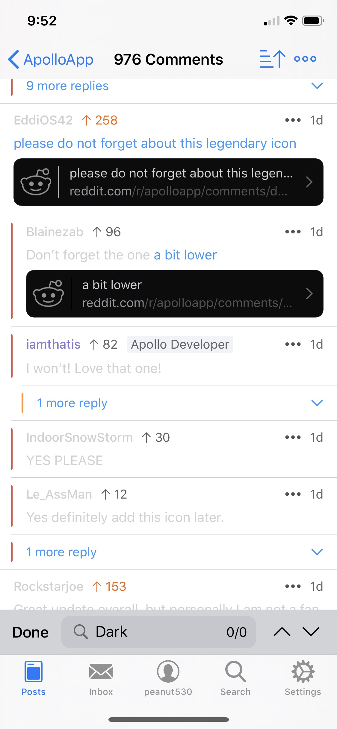 Buggy Light / Dark mode transition · Issue #601 · christianselig/apollo-bugs · GitHub