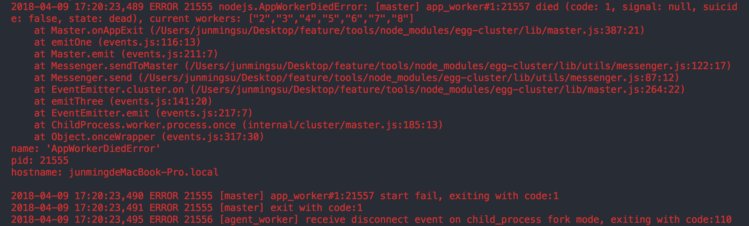 yarn start 启动报错 · Issue #2350 · eggjs/egg · GitHub