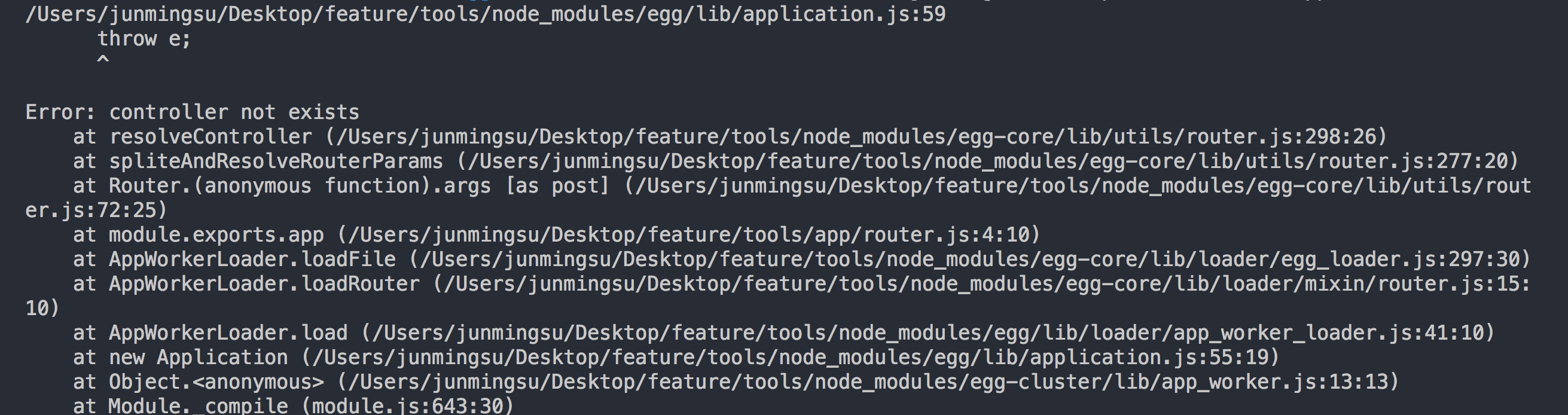 yarn start 启动报错 · Issue #2350 · eggjs/egg · GitHub