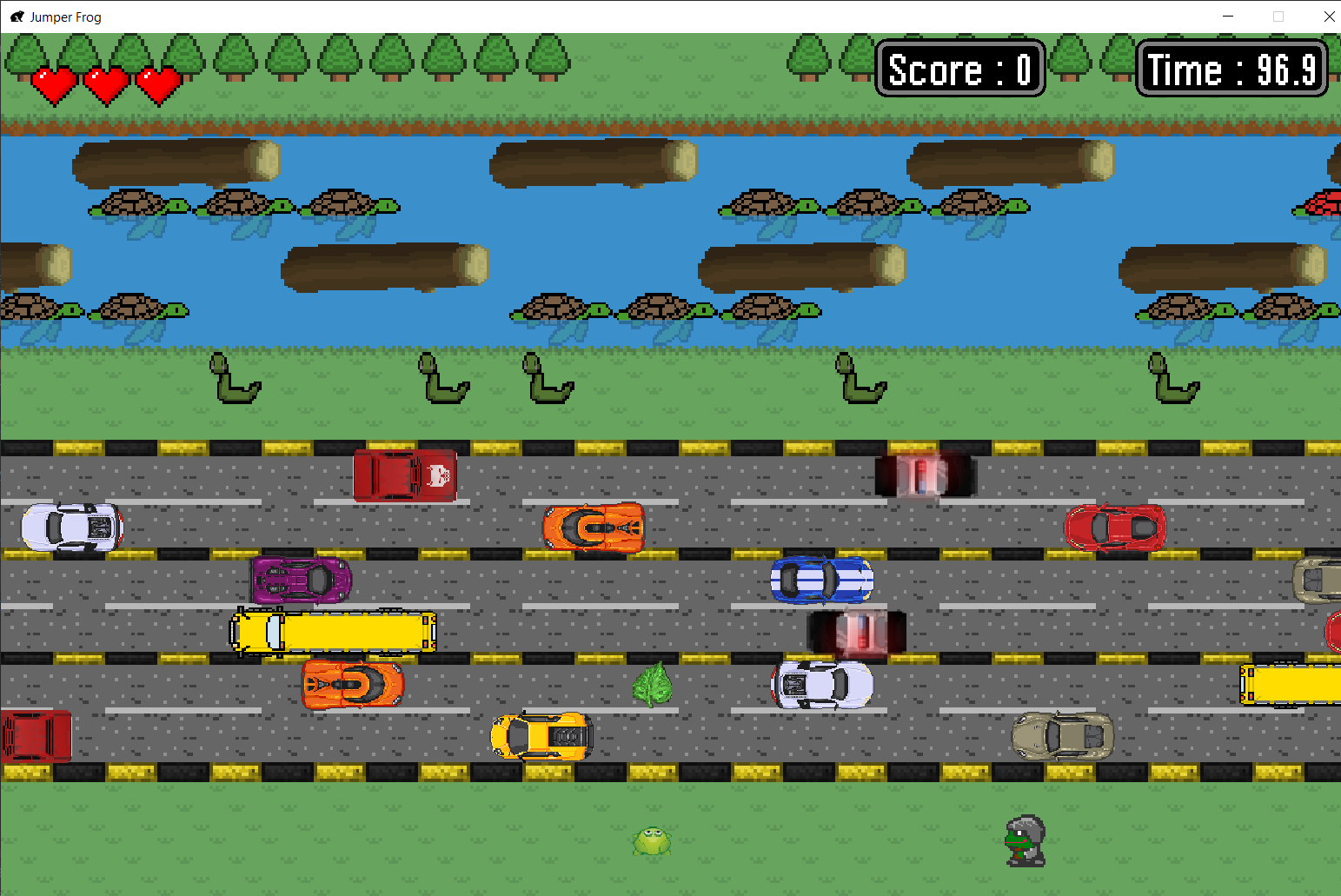 GitHub - HoseinParvaresh/Jumper-Frog-Game: Jumper Frog game with Java language