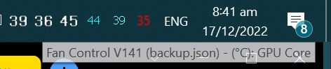 REQUEST temps in taskbar · Issue #1375 · Rem0o/FanControl.Releases · GitHub