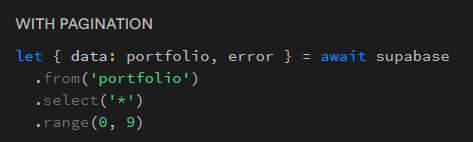 Unable to search docs with query: pagination · Issue #12765 · supabase/supabase · GitHub
