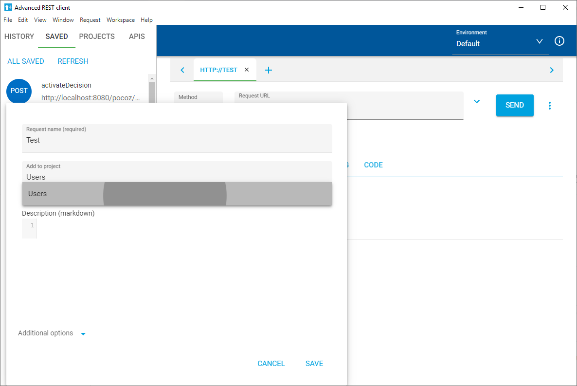 Application hangs when trying to attach a query to a project · Issue #252 · advanced-rest-client ...