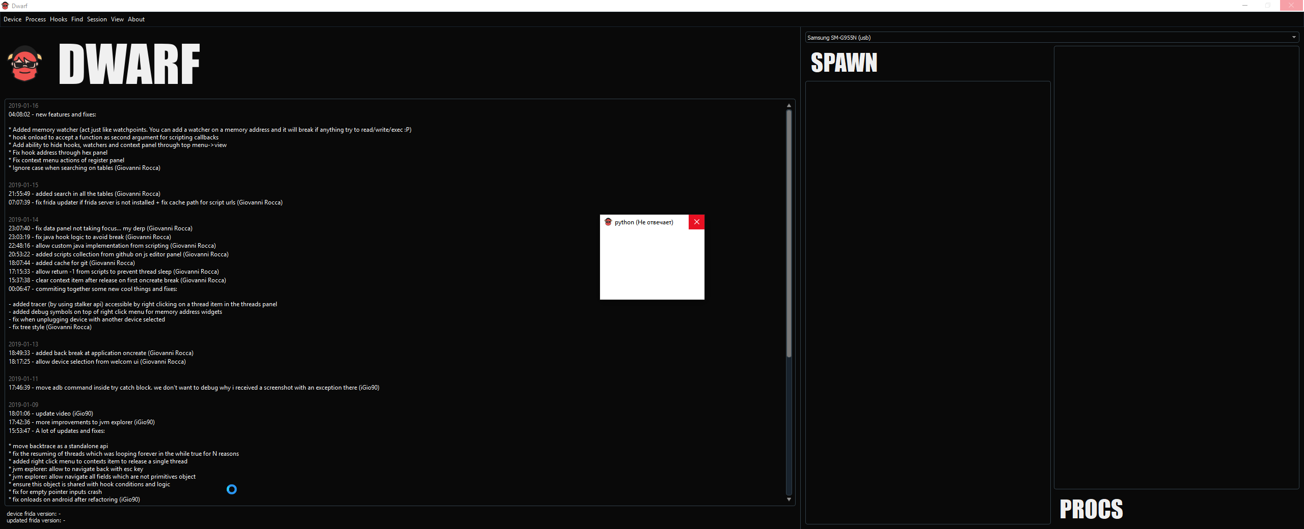 Can this software be installed on my Windows 10? · Issue #5 · iGio90/Dwarf · GitHub
