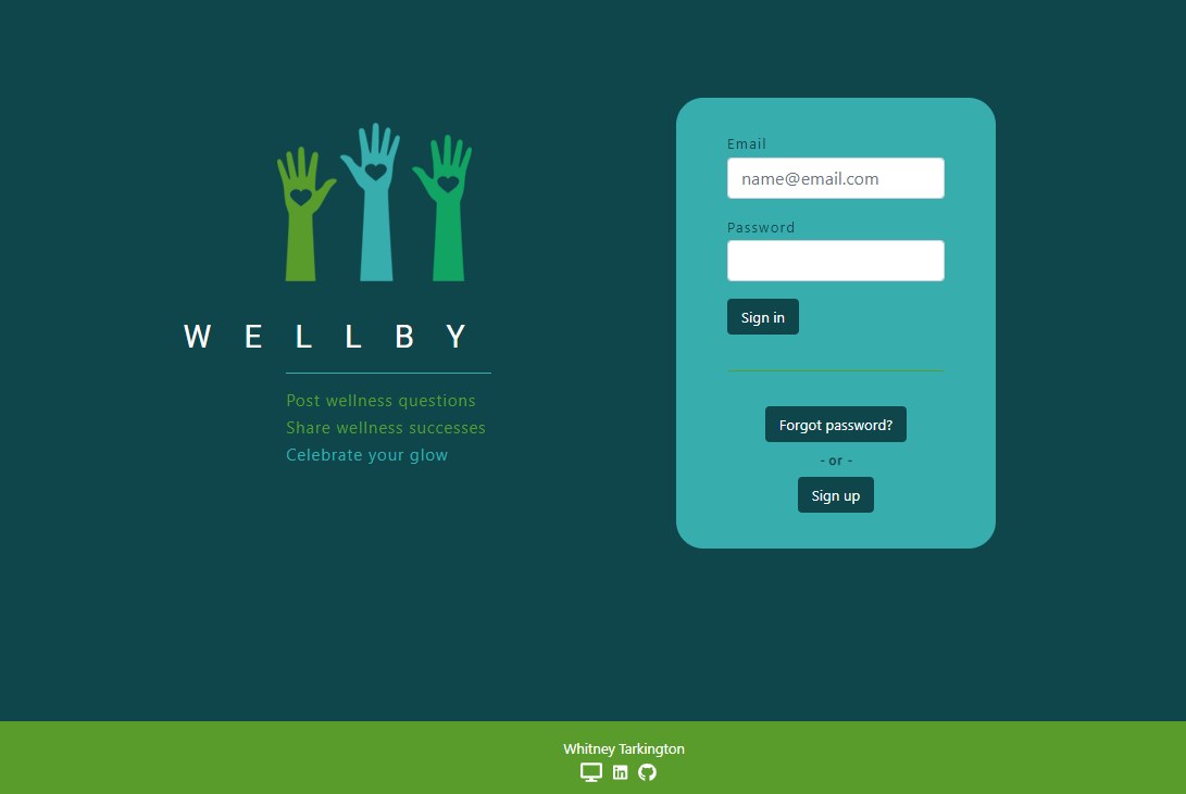 GitHub - whittark/Wellby: MERN wellness community app