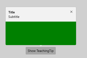 TeachingTip: HeroContentPlacement API has several issues · Issue #3254 · microsoft/microsoft-ui ...