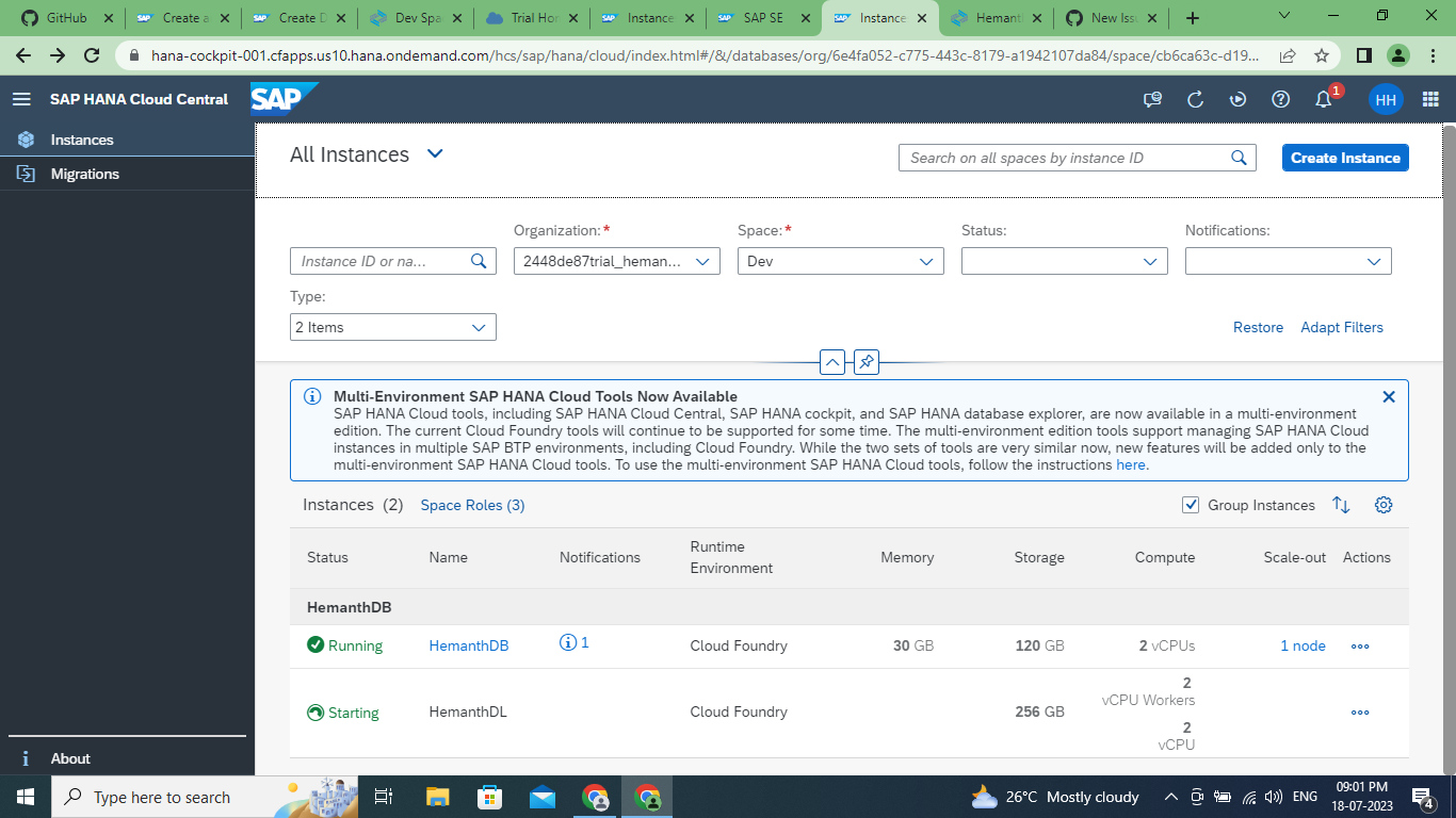 Unable to Bind My SAP Project from BAS · Issue #19 · SAP-samples/cap-hana-exercises-codejam · GitHub