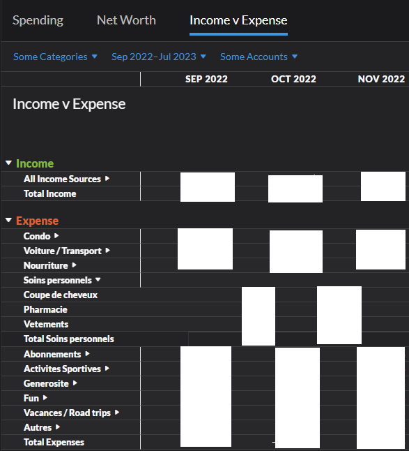 [BUG] Alignment problems with the vanilla Income vs Expense report while Toolkit active · Issue ...