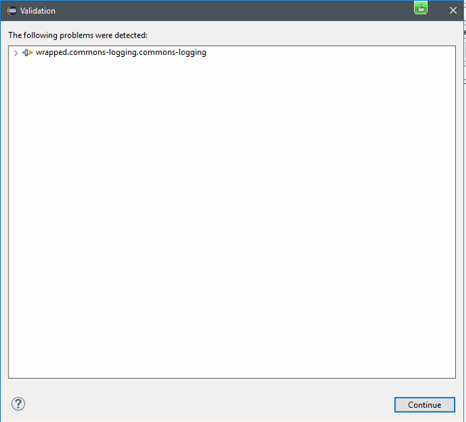 Validation button on product shows more issues than validation on runtime · Issue #306 · eclipse ...